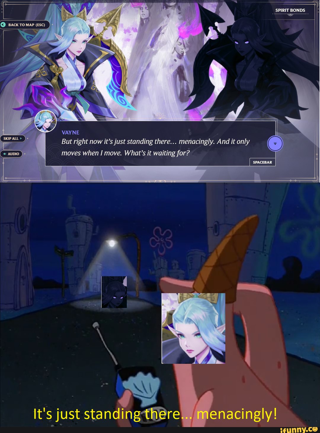 But right now it's just standing there... menacingly. And it only moves ...