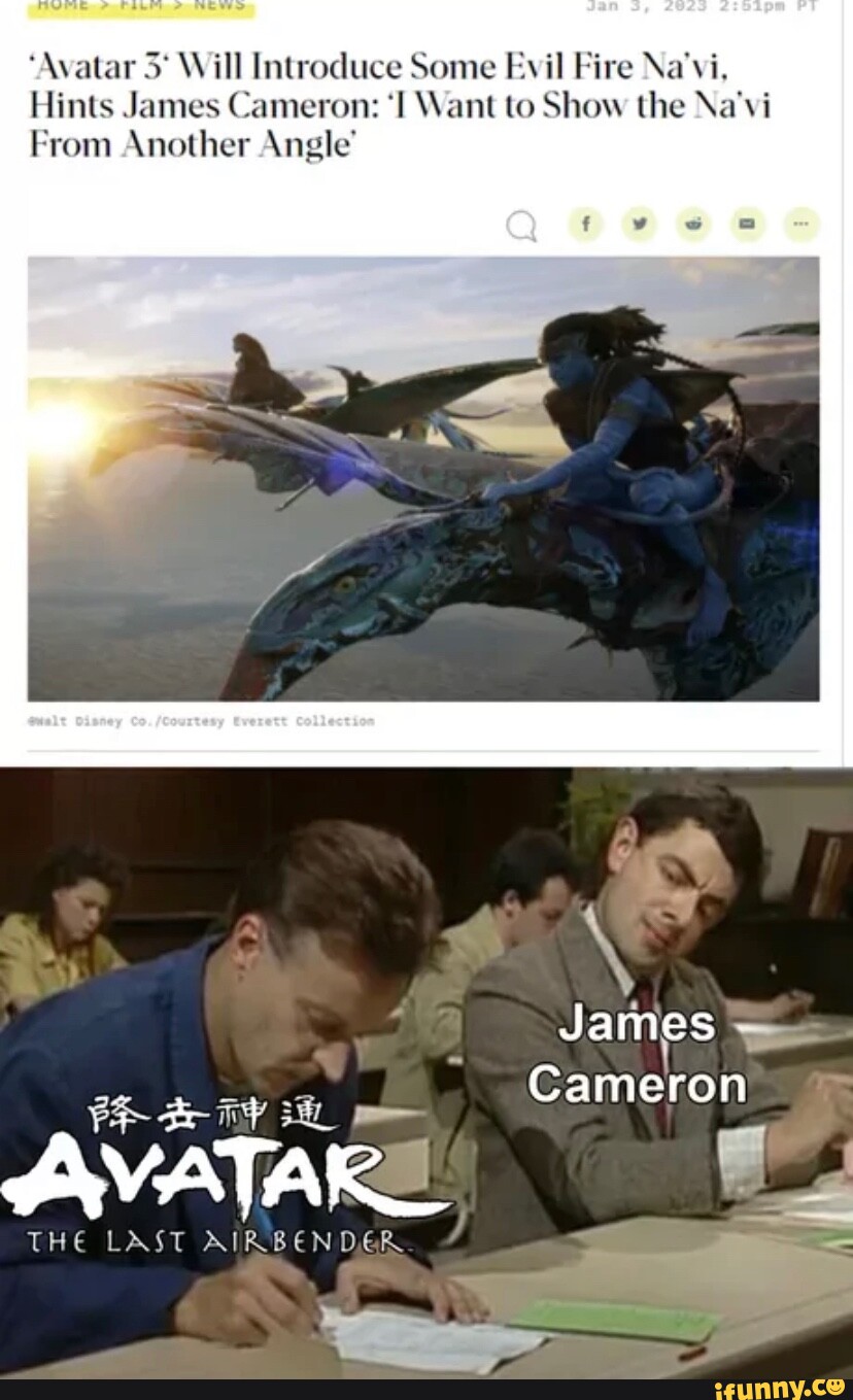 'Avatar Will Introduce Some Evil Fire Na'vi, Hints James Cameron: Want ...