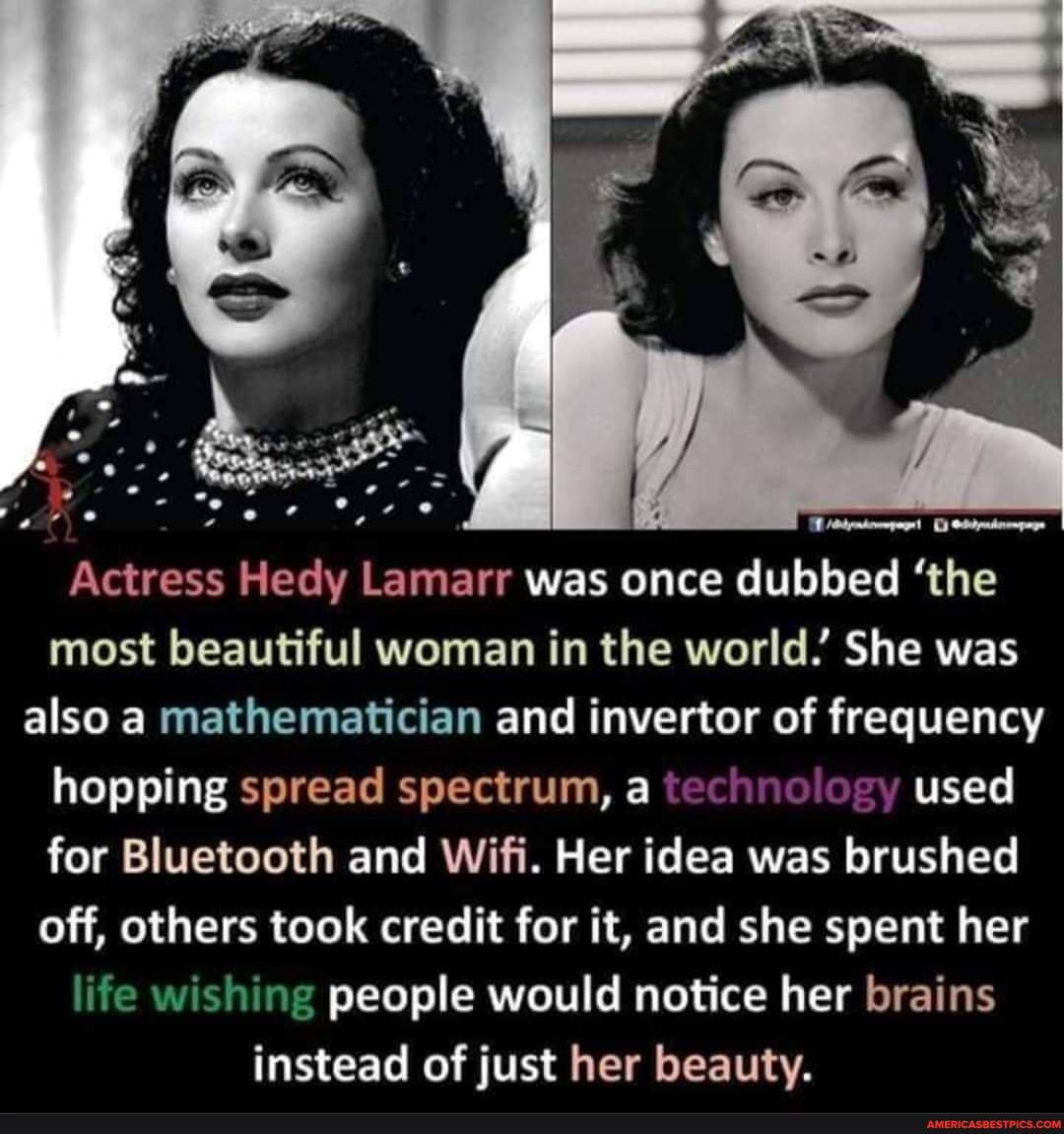 Actress Hedy Lamarr was once dubbed 'the most beautiful woman in the ...
