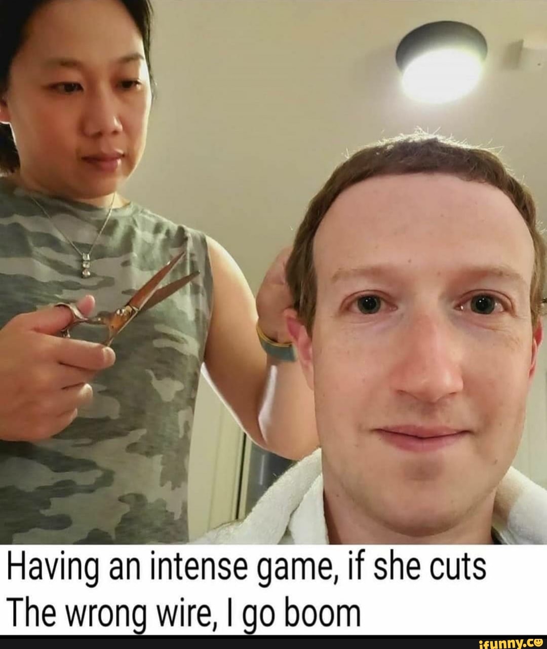 Having an intense game, if she cuts The wrong wire, I go boom - iFunny