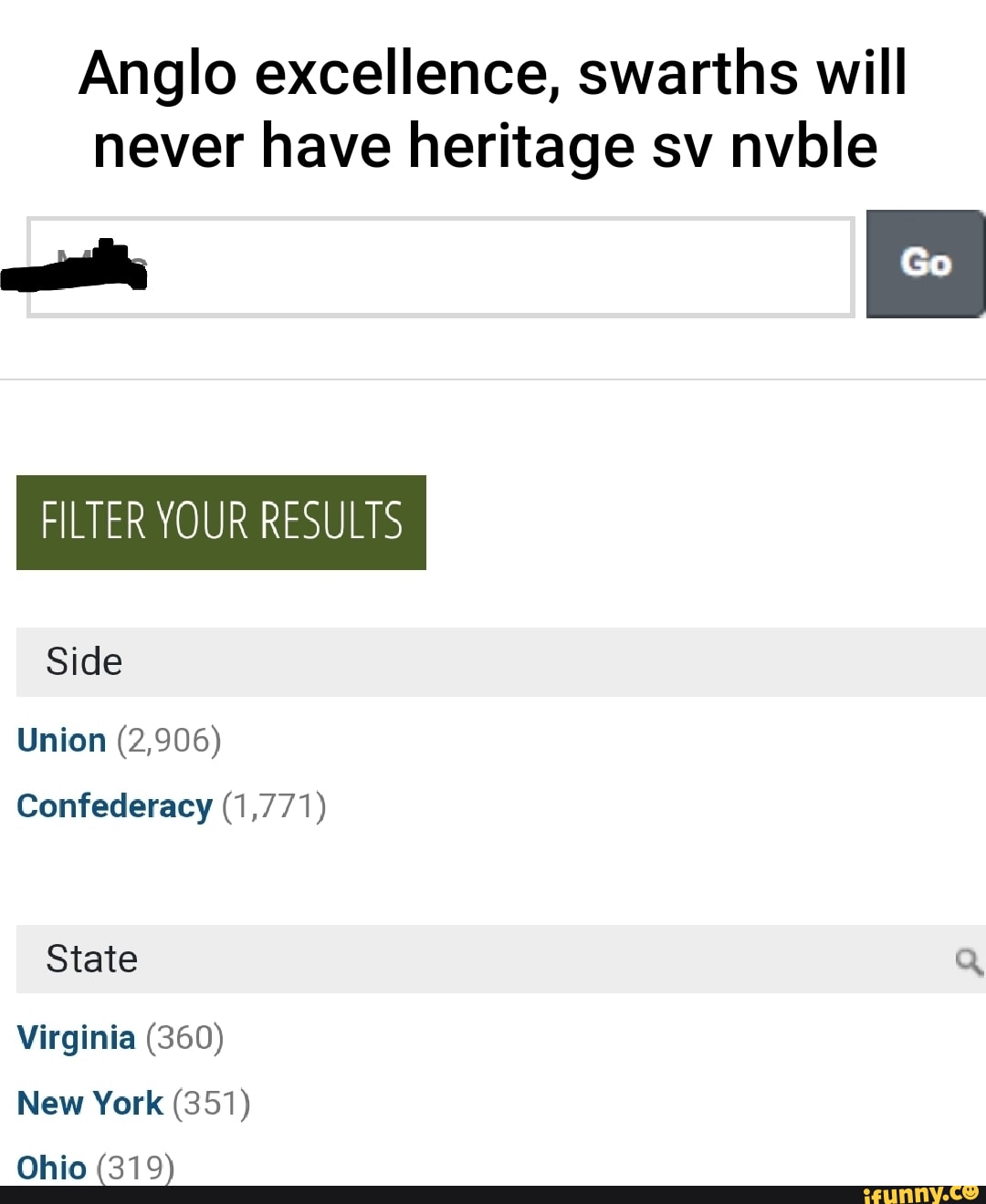 Anglo excellence, swarths will never have heritage sv nvble I Go FILTER ...