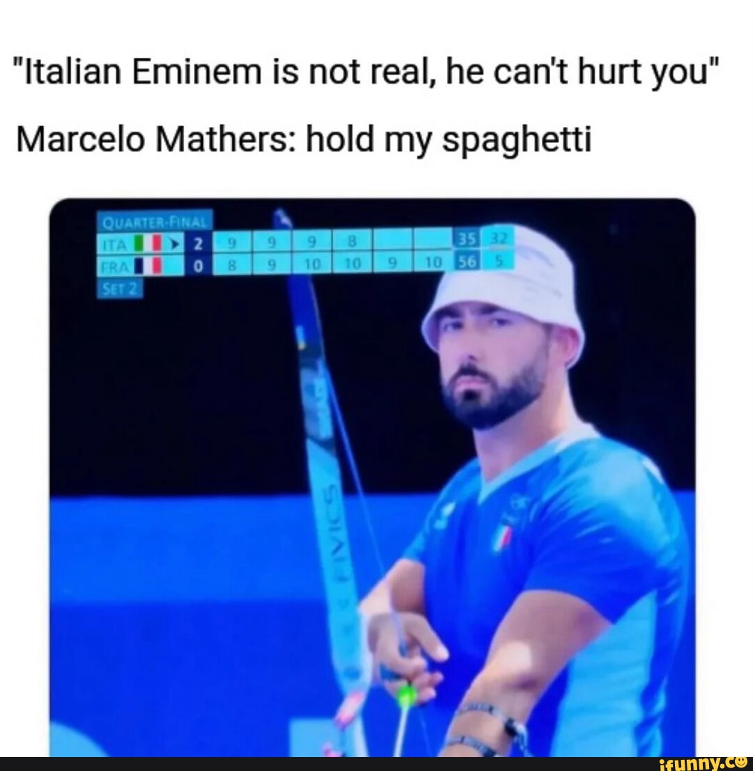 "Italian Eminem is not real, he can't hurt you" Marcelo Mathers: hold ...