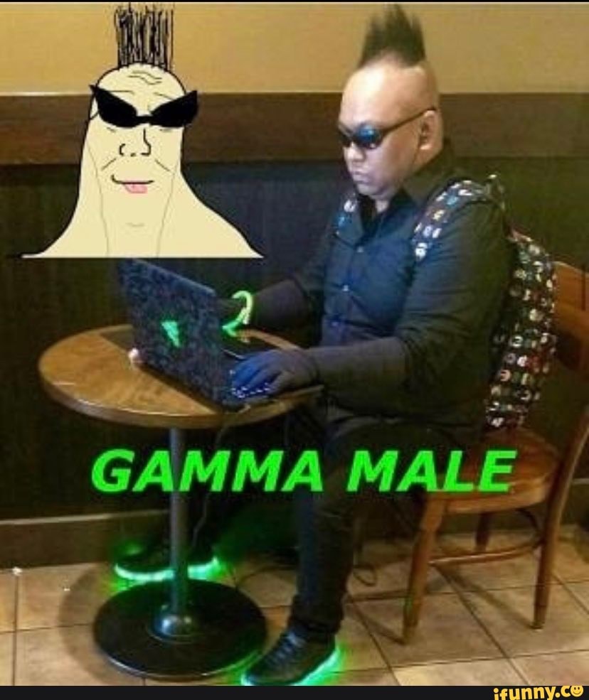 Gammamale memes. Best Collection of funny Gammamale pictures on iFunny