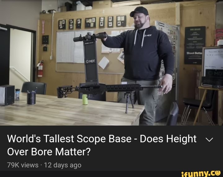 World's Tallest Scope Base - Does Height Over Bore Matter? views 12 ...