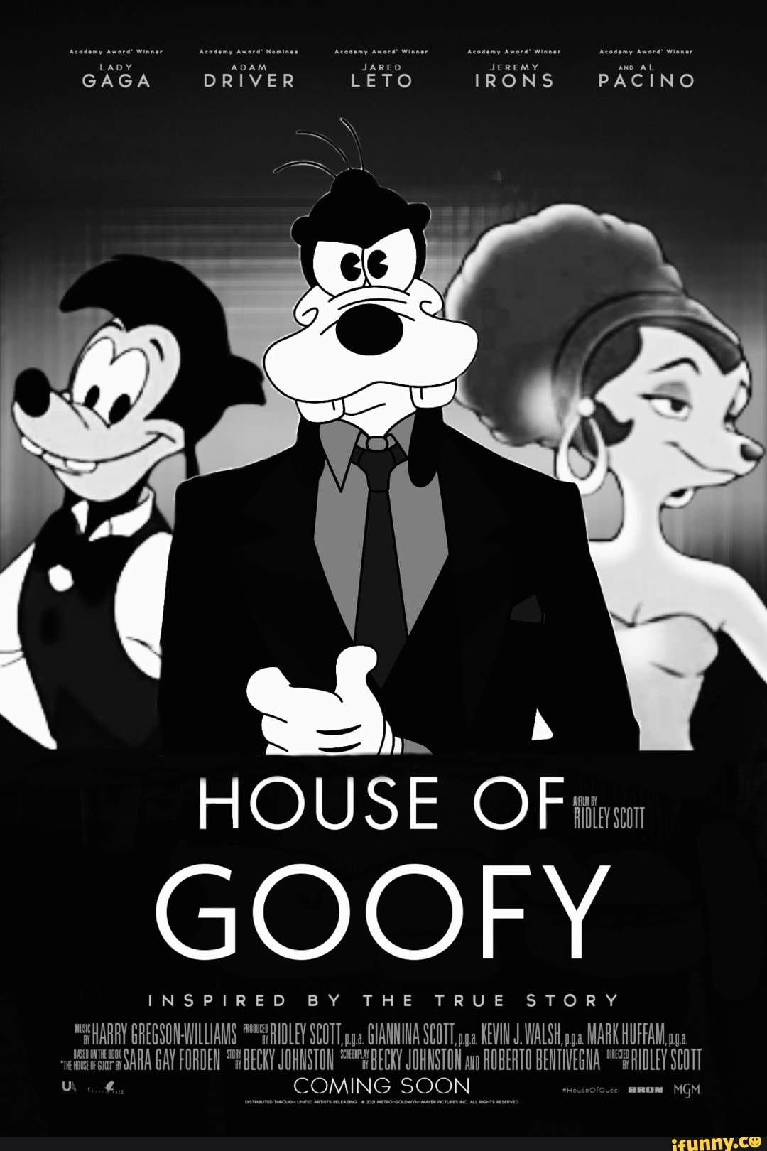 JARED JEREMY GAGA DRIVER LETO IRONS PACINO GOOFY INSPIRED BY THE TRUE ...