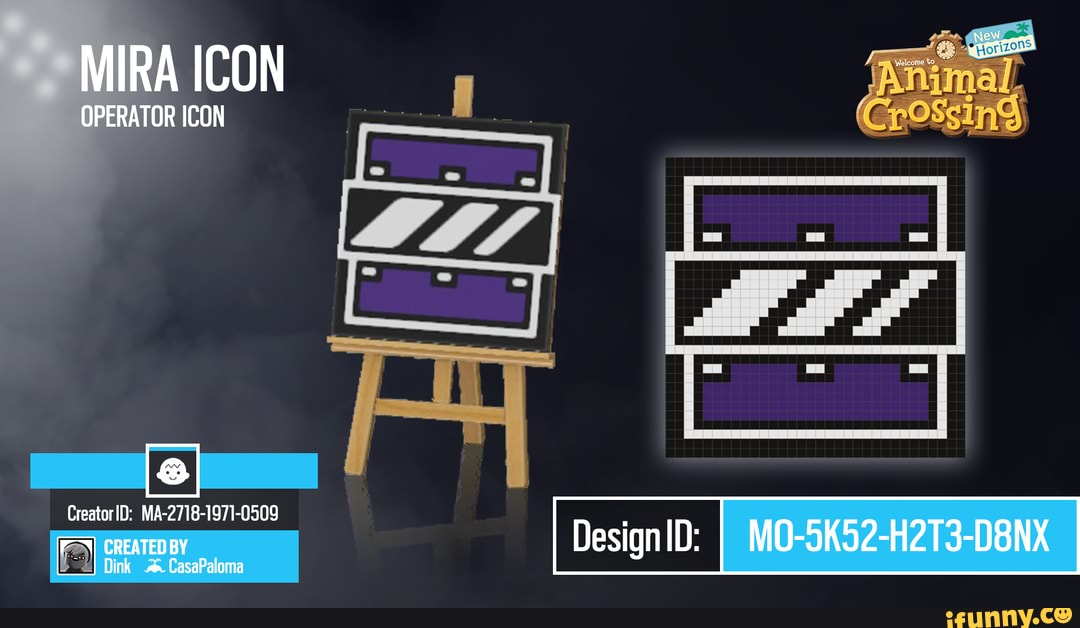 R6 Siege Patterns for Animal Crossing - MIRA ICON OPERATOR ICON Creator ...