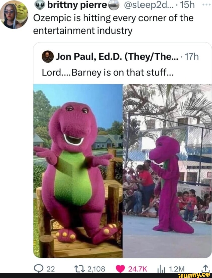 Brittny pierreey @sleep2d...-15h Ozempic is hitting every corner of the ...