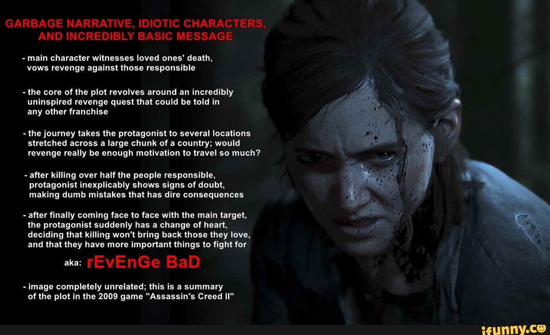 GARBAGE NARRATIVE, IDIOTIC CHARACTERS, AND INCREDIBLY BASIC MESSAGE ...