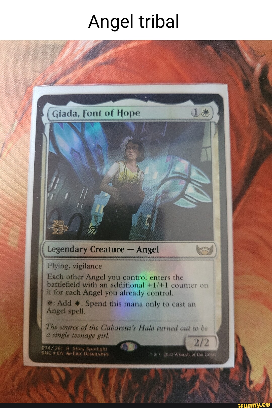 Angel tribal of Hope Ls) Legendary Creature - Angel Flying, vigilance ...