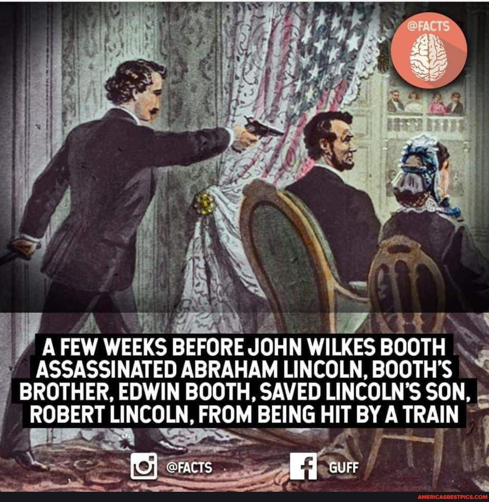 ASSASSINATED ABRAHAM LINCOLN, BOOTH'S I BROTHER, EDWIN BOOTH, SAVED ...