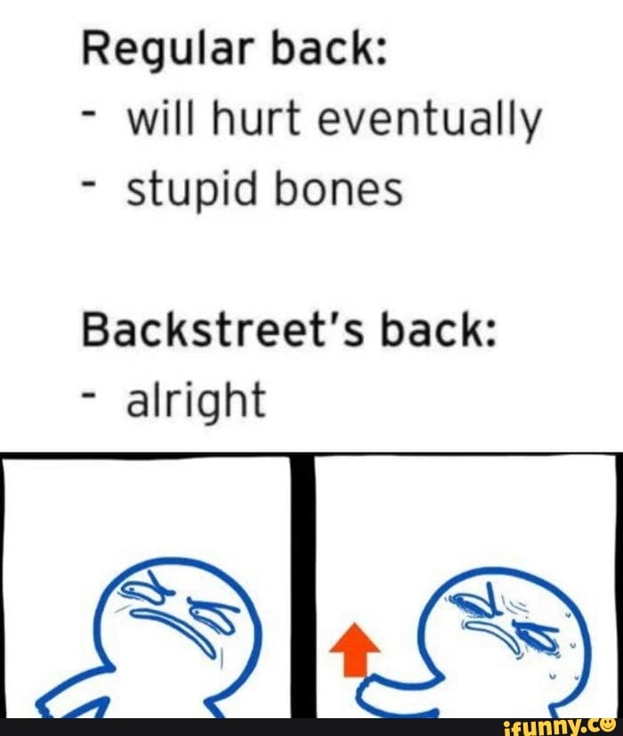 Backstreets memes. Best Collection of funny Backstreets pictures on iFunny