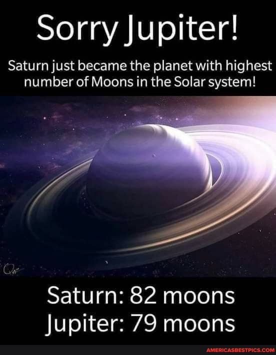 Sorry Jupiter! Saturn just became the planet with highest number of ...