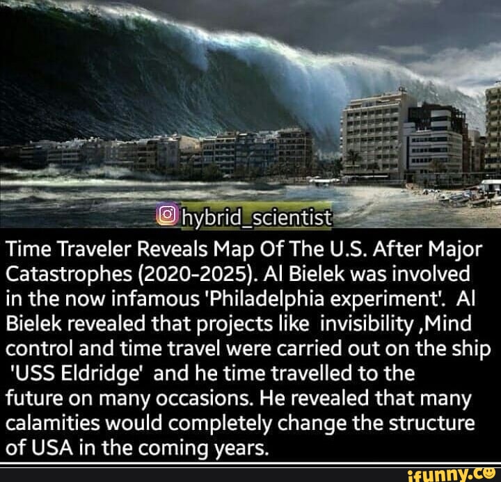 Time Traveler Reveals Map Of The US. After Major Catastrophes (2020 ...
