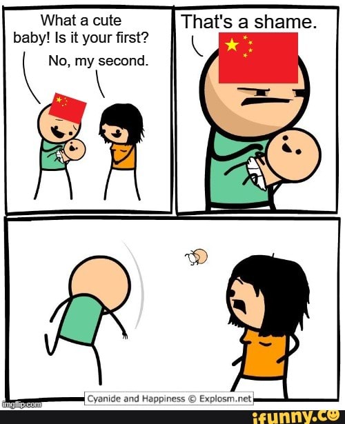 What a cute That's a shame. baby! Is it your first? No, my second. - iFunny