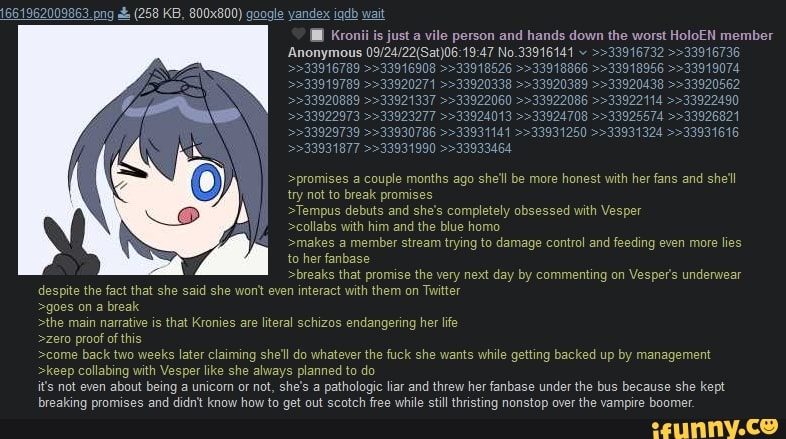 Kronii memes. Best Collection of funny Kronii pictures on iFunny