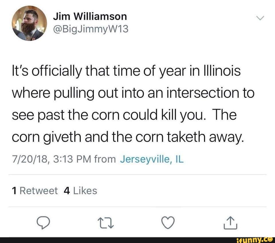It's officially that time of year in Illinois where pulling out into an ...