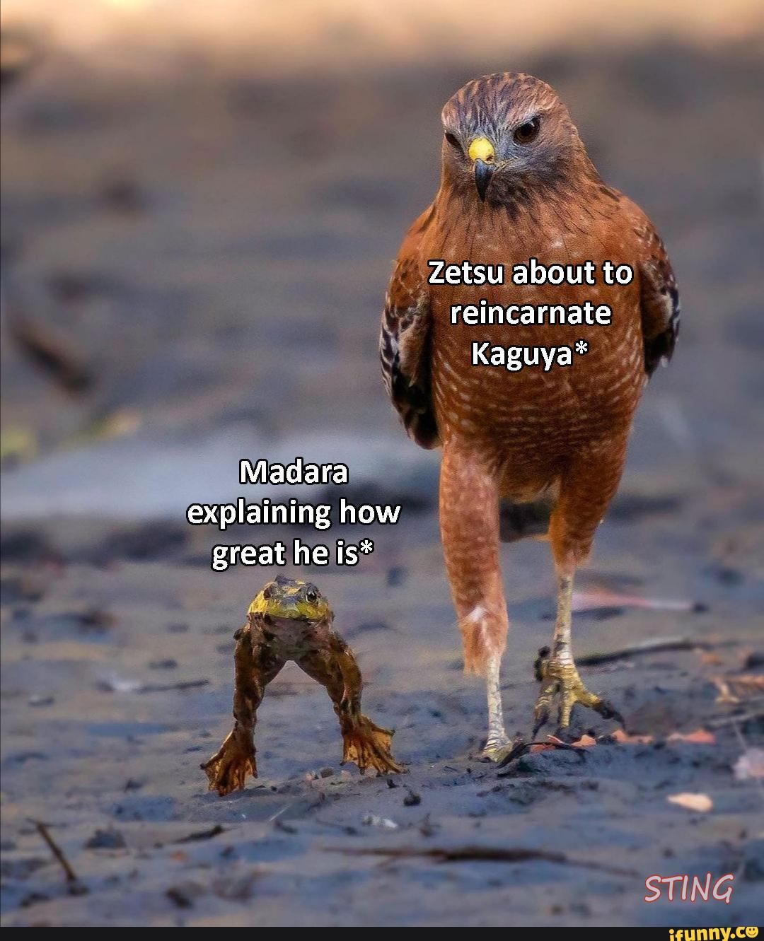 Zetsu about to reincarnate Kaguya* Madara explaining how great he is ...