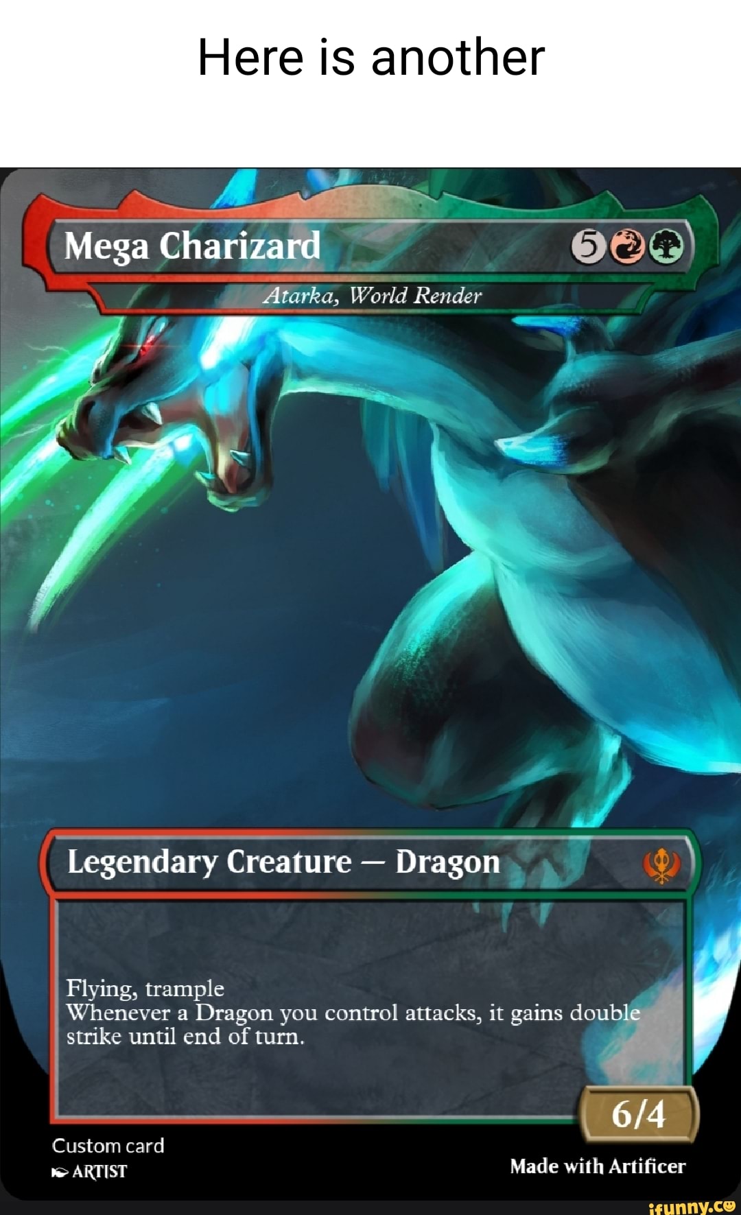 Here is another Mega Atarka, World Render Legendary Creature - Dragon ...