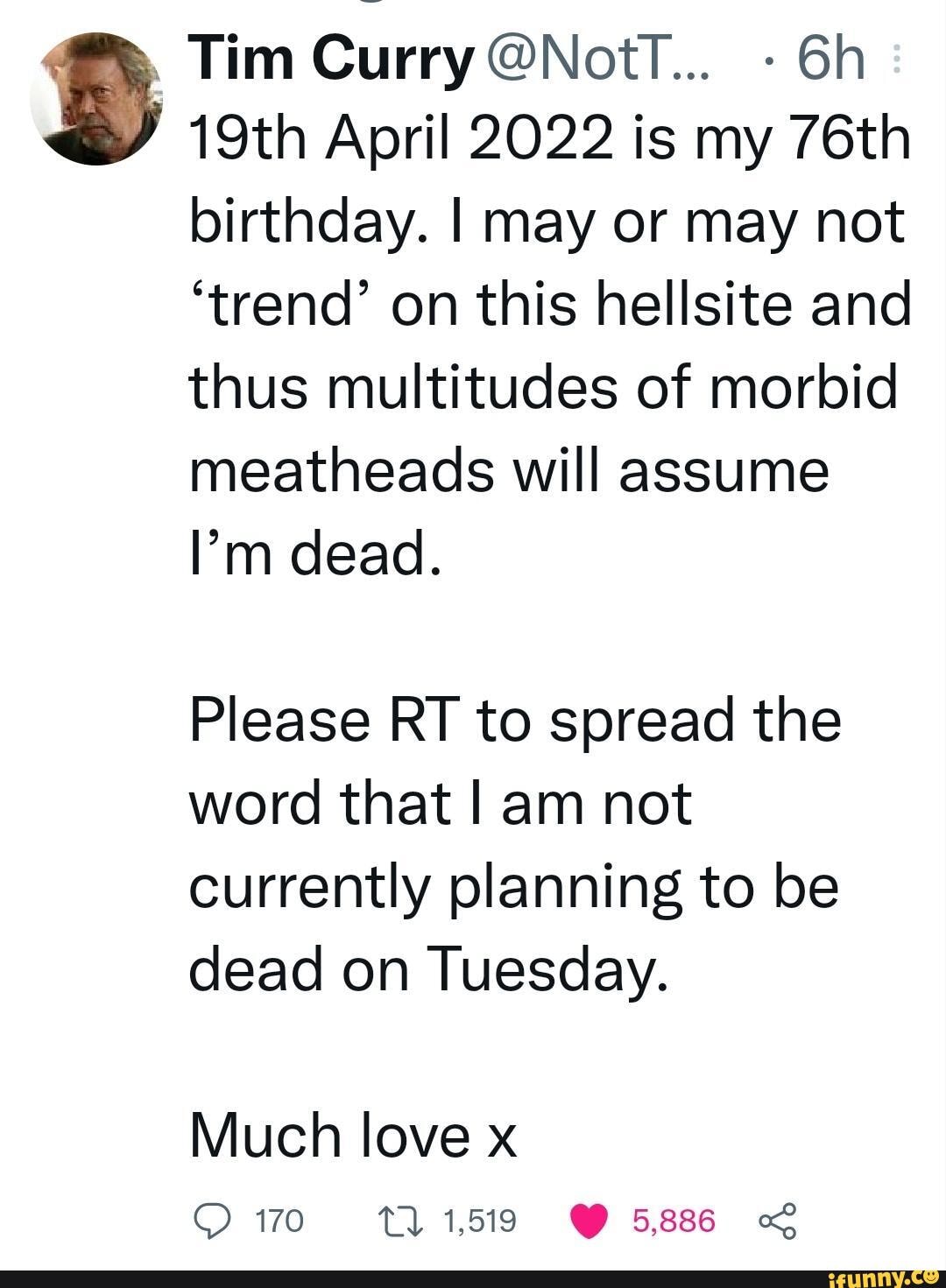 Tim_curry memes. Best Collection of funny Tim_curry pictures on iFunny