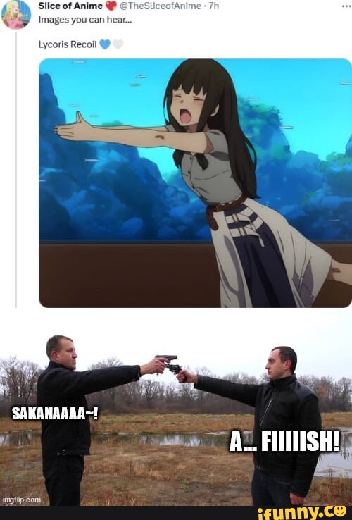 Slice of Anime Images you can hear. Lycoris Recoil @ - iFunny