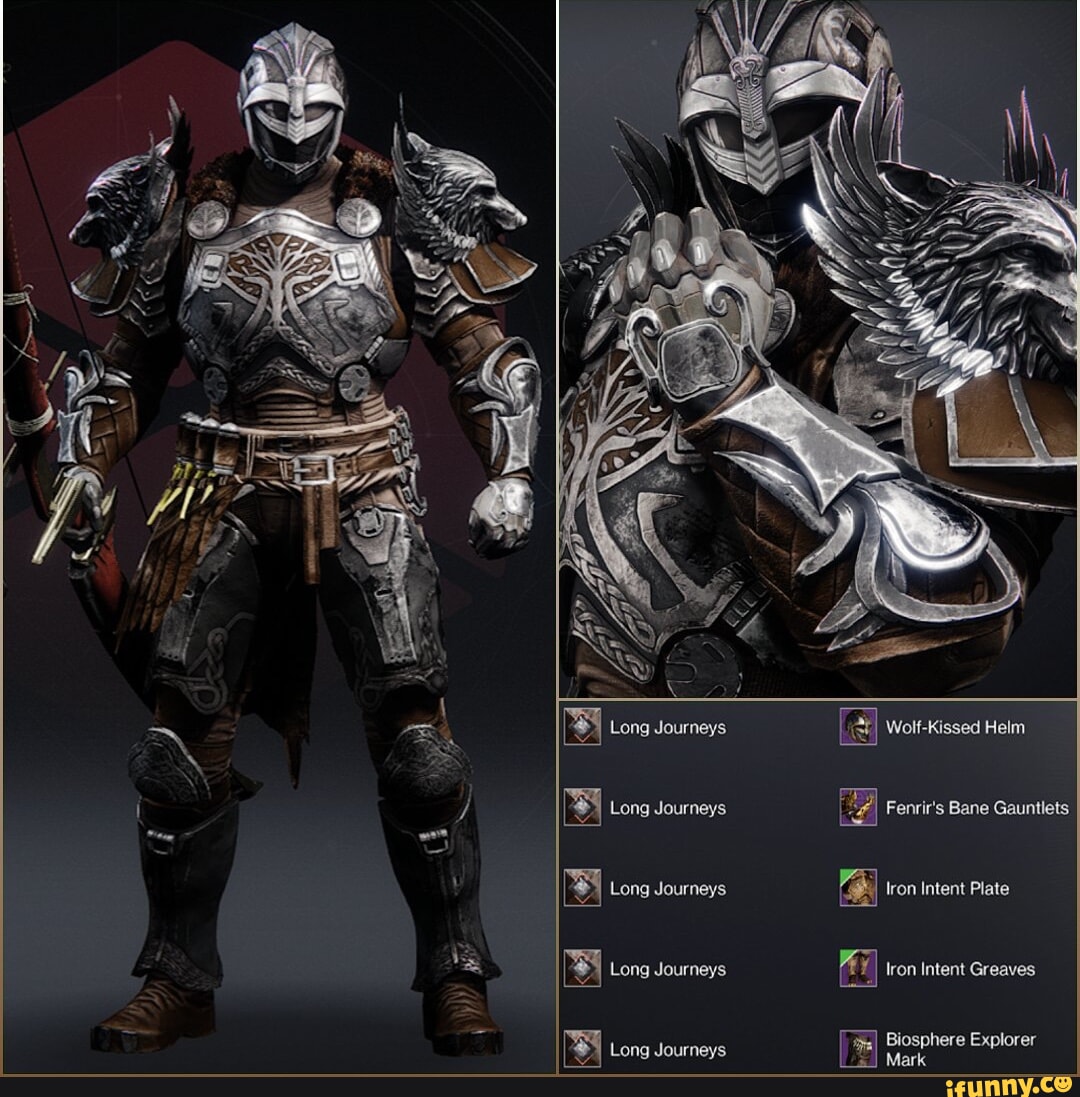 Long Journeys Long Journeys Wolf-Kissed Helm, Fenrir's Bane Gauntlets ...