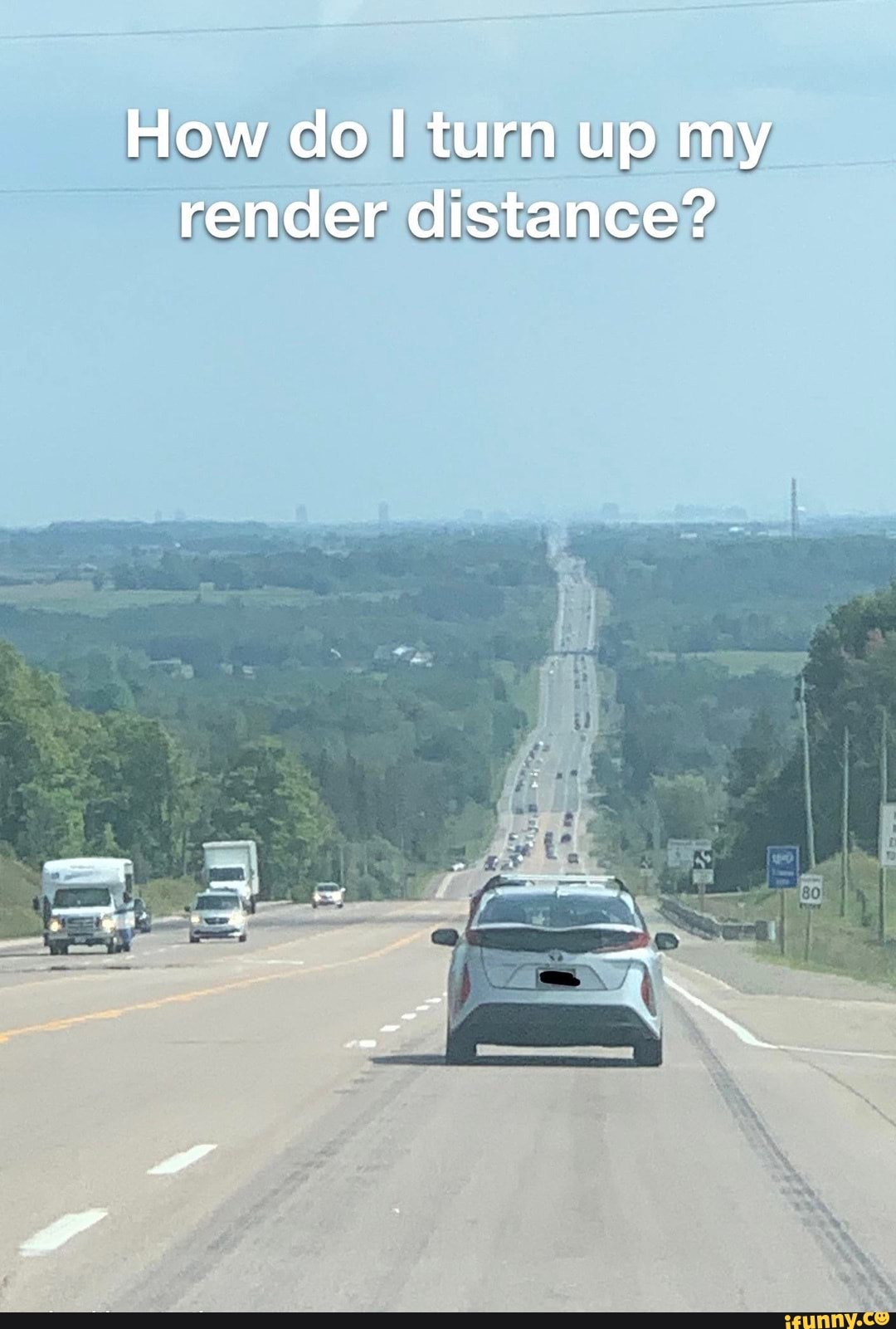 How do I turn up my render distance? - iFunny