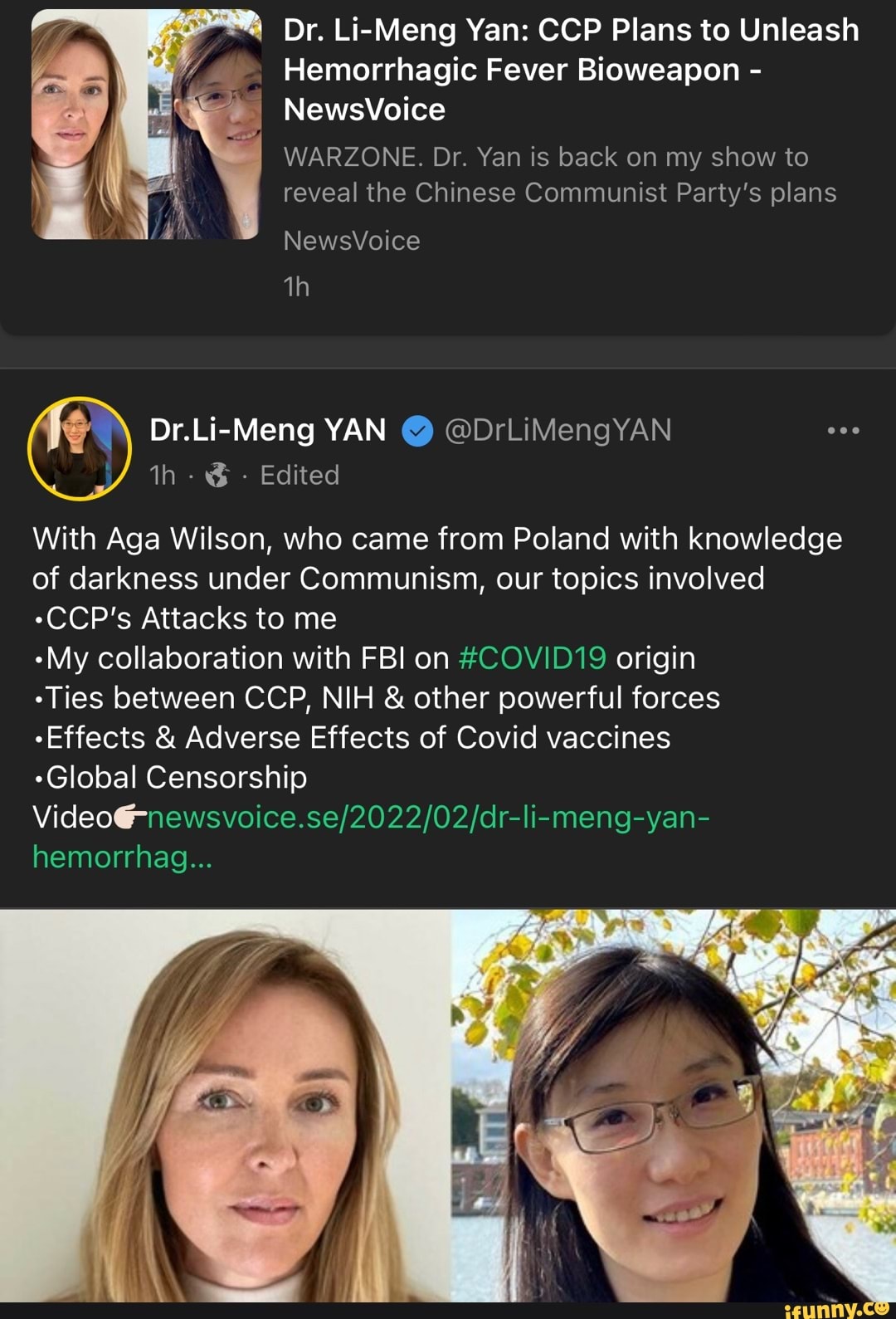 Dr. Li-Meng Yan: CCP Plans to Unleash Hemorrhagic Fever Bioweapon ...