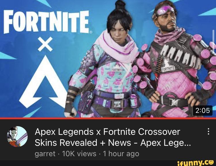 FORTNITE Apex Legends x Fortnite Crossover Skins Revealed + News - Apex ...