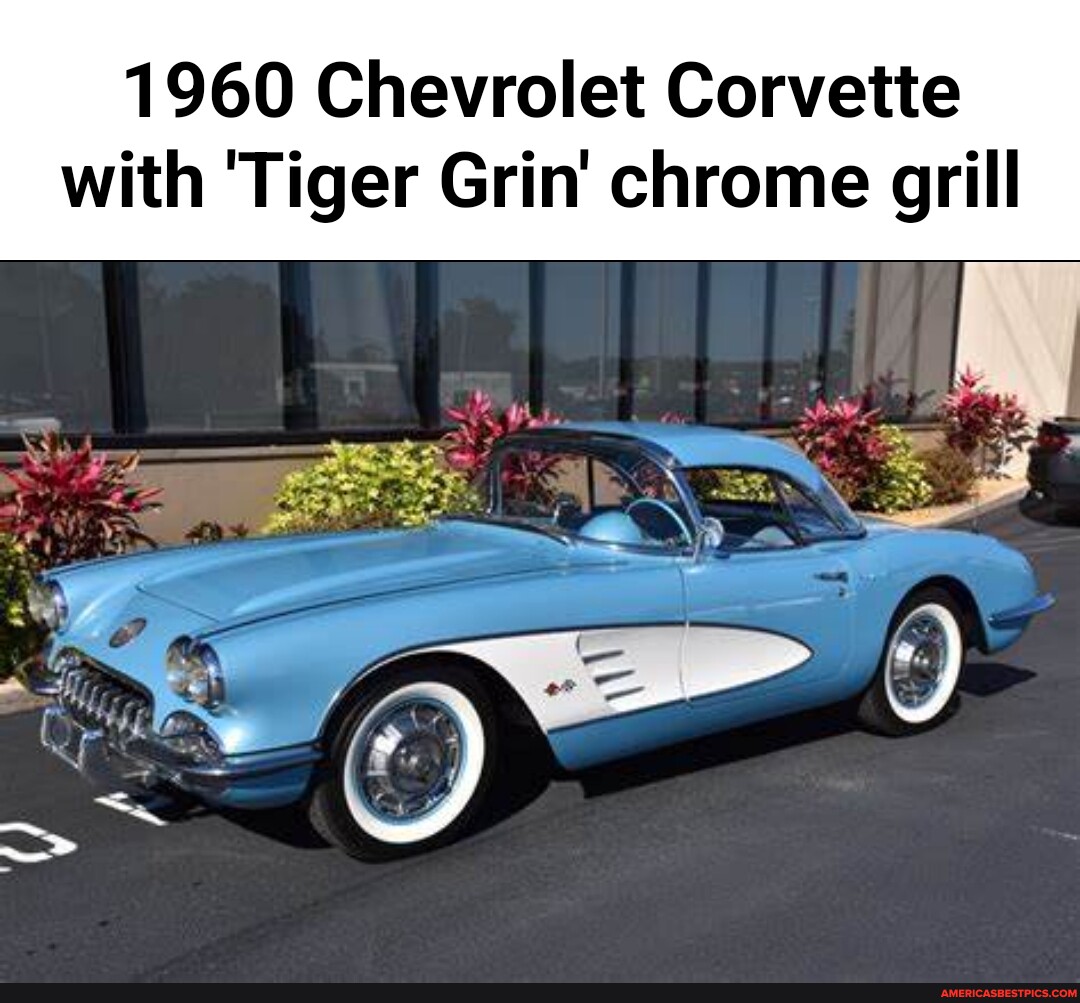 1960 Chevrolet Corvette with 'Tiger Grin' chrome grill - America’s best ...