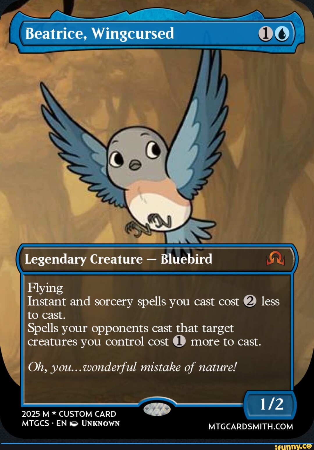 Beatrice, Wingcursed 00) Legendary Creature - Bluebird Flying I Instant ...