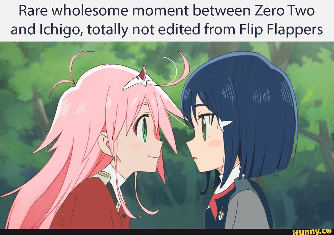 Flappers in the Franxx - Rare wholesome moment between Zero Two and ...