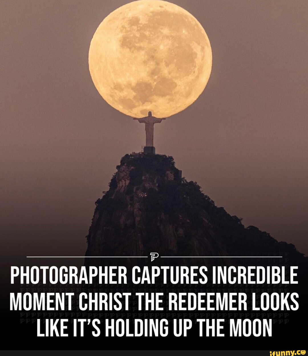 PHOTOGRAPHER CAPTURES INCREDIBLE MOMENT CHRIST THE REDEEMER LOOKS LIKE ...