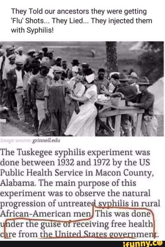 Tuskegee_syphilis_study memes. Best Collection of funny Tuskegee ...