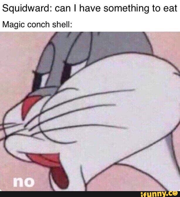 Magic Conch Shell Squidward