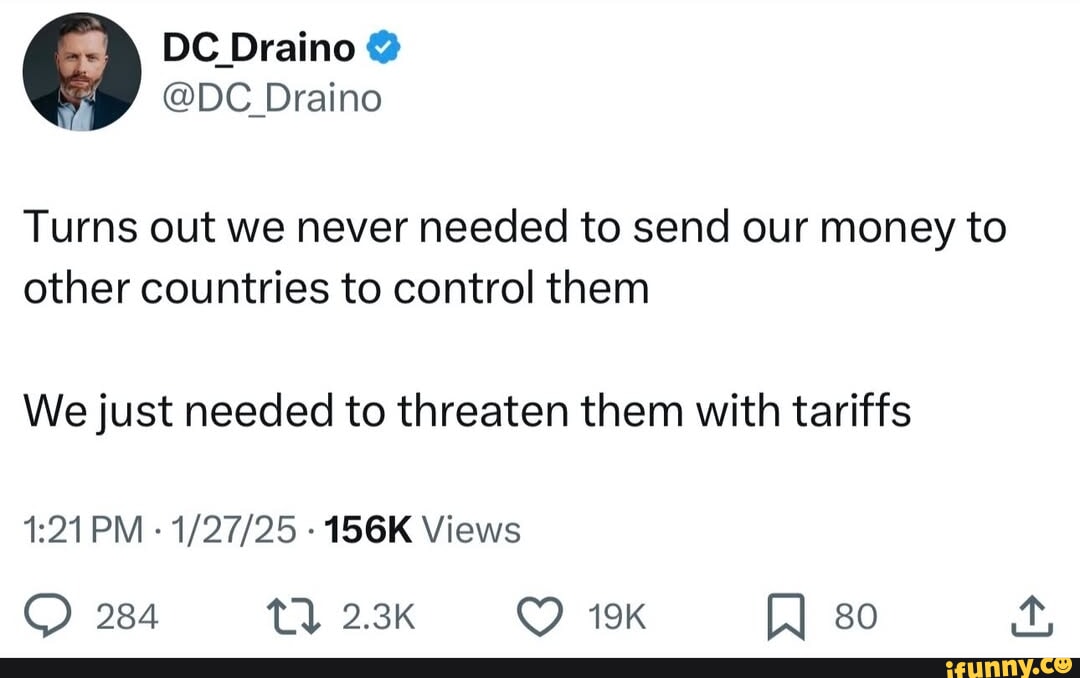 DC Draino @ @DC Draino Turns out we never needed to send our money to ...