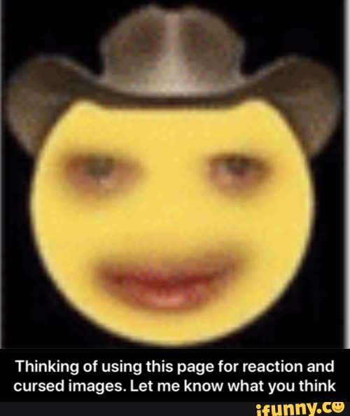 Thinking of using this page for reaction and cursed images. Let me know ...