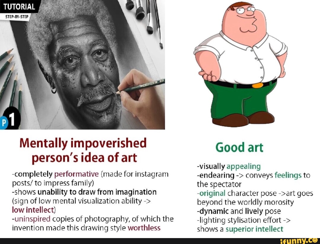 TUTORIAL STEP-BY-STEP Mentally impoverished person's idea of art ...