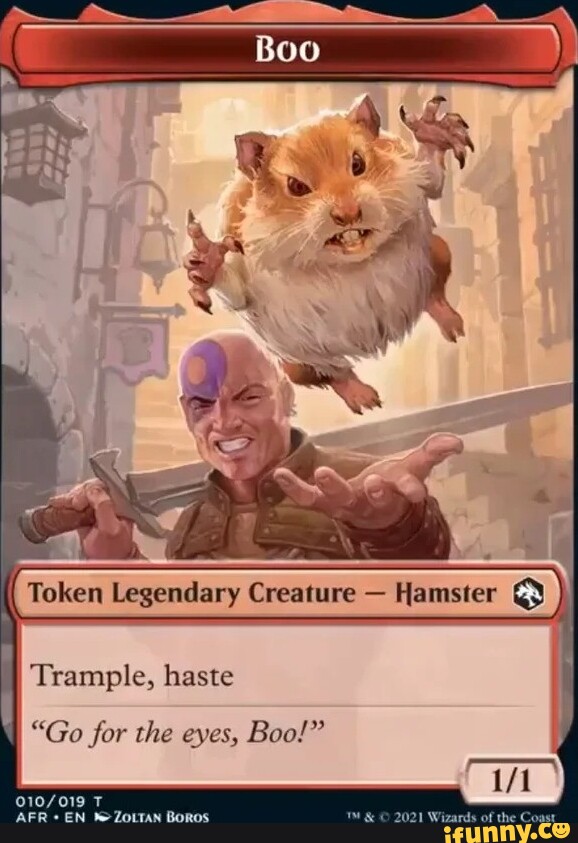Token Legendary Creature 'Trample, haste "Go for the eyes, Boo!" EN ...