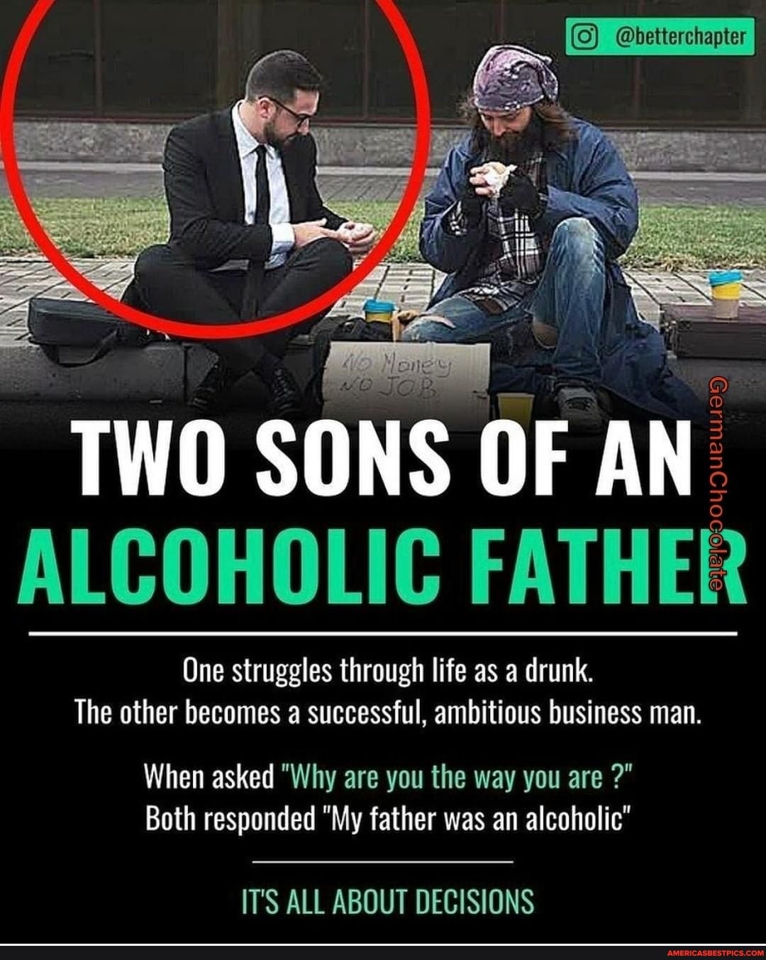 how does an alcoholic father affect a son