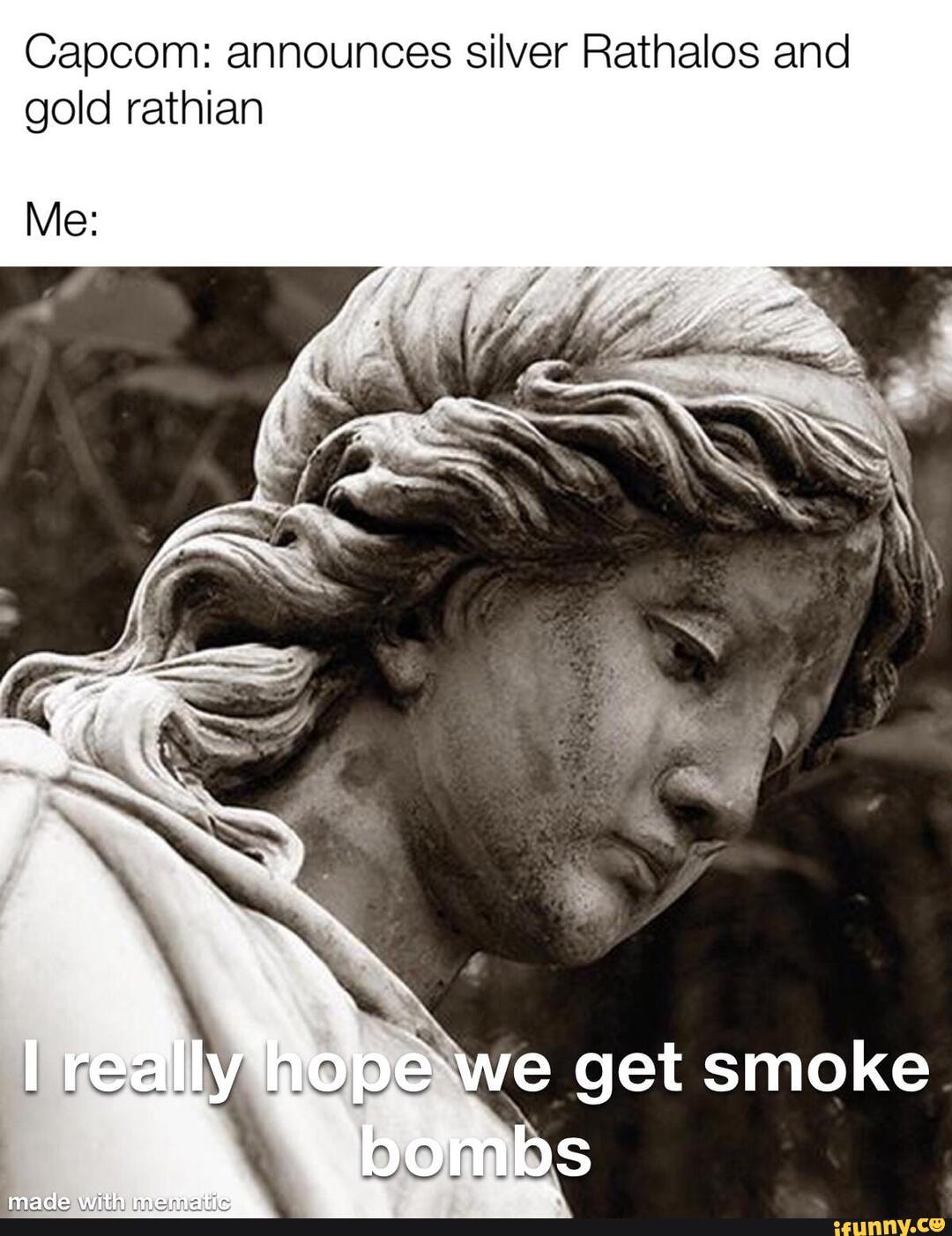 Capcom: announces silver Rathalos and gold rathian Me: get smoke made ...