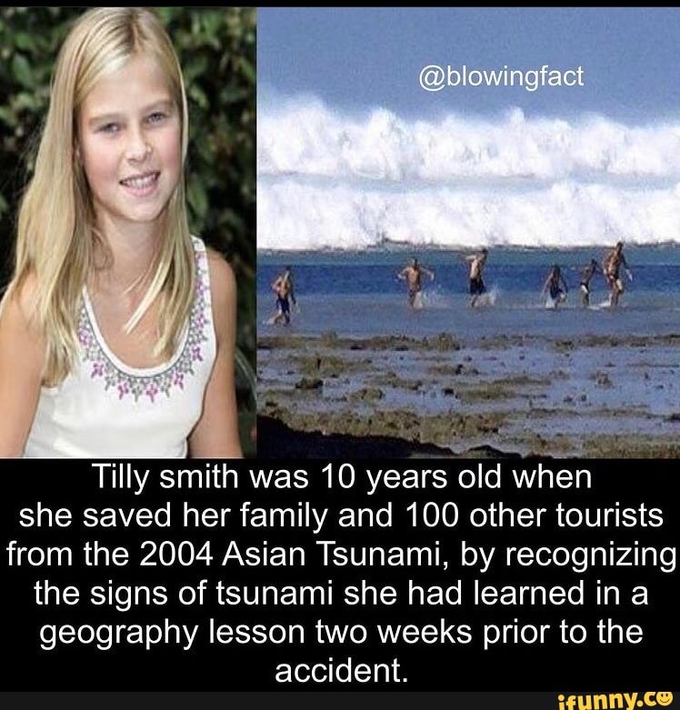 Tilly smith was 10 years old when she saved her family and 100 other ...