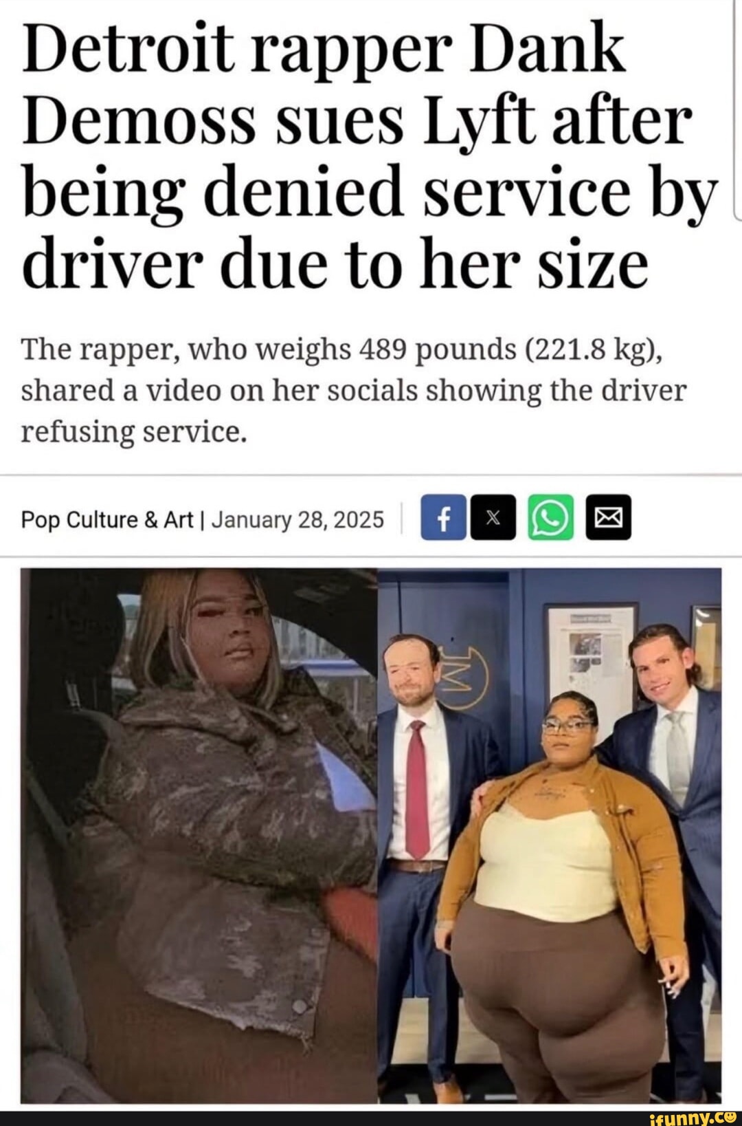 Detroit rapper Dank Demoss sues Lyft after being denied service by ...