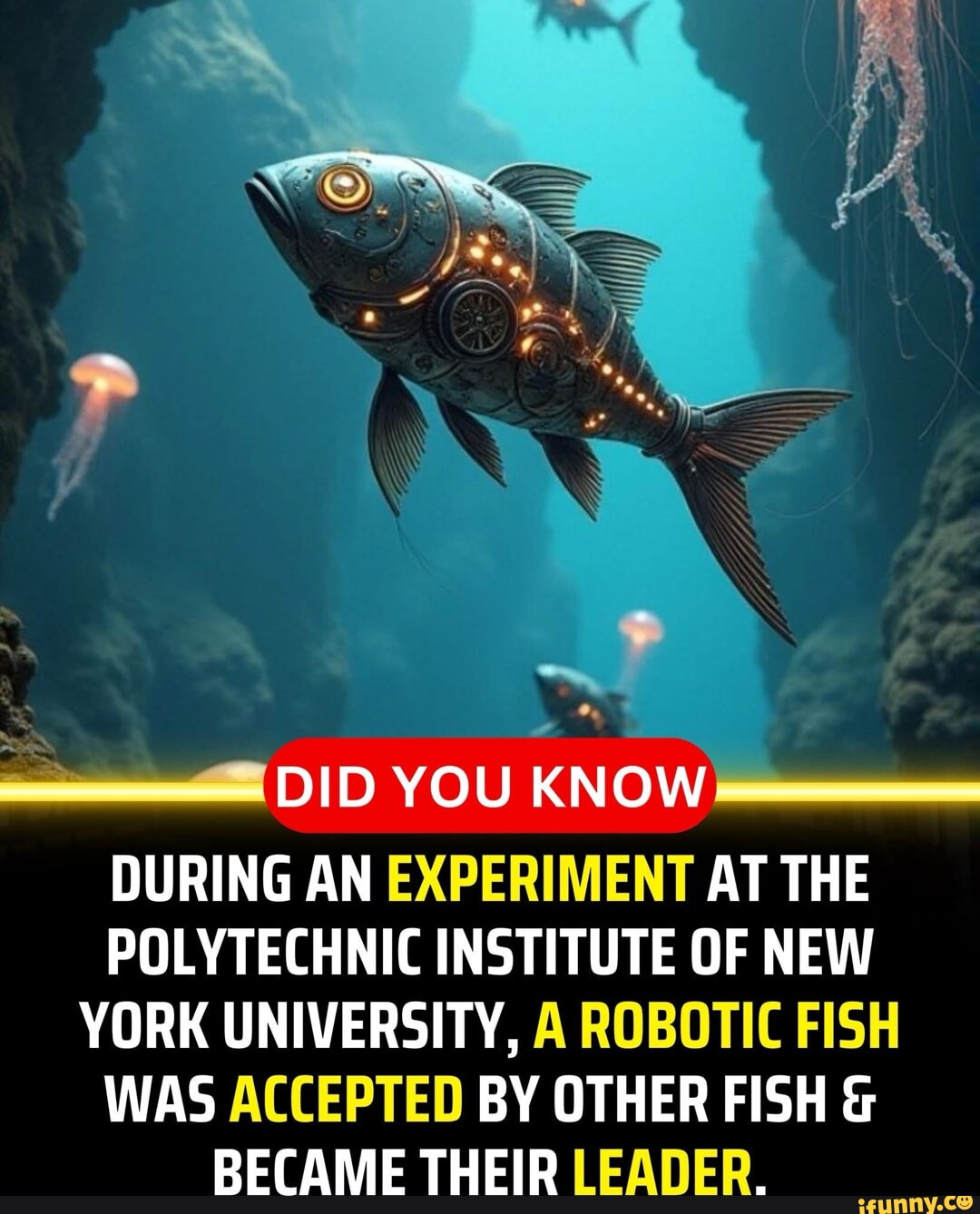 DID YOU KNOW DURING AN EXPERIMENT AT THE POLYTECHNIC INSTITUTE OF NEW ...