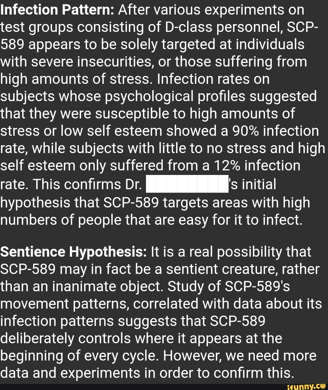 Scp589 memes. Best Collection of funny Scp589 pictures on iFunny