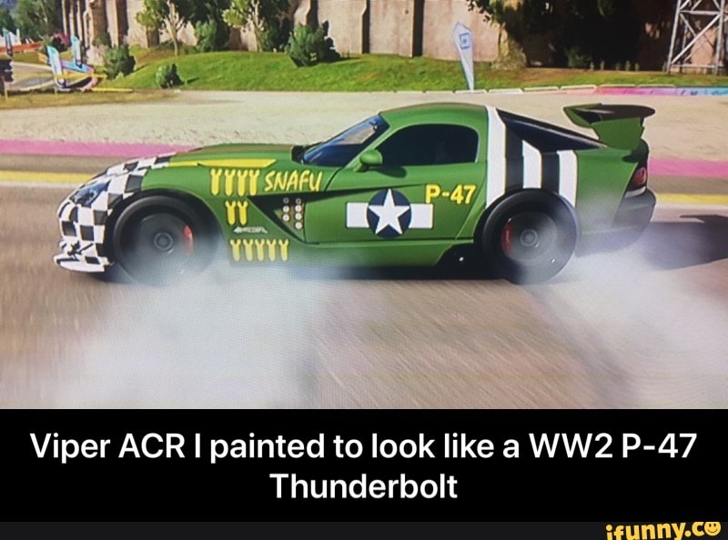 Viper ACR I painted to look like a WW2 P-47 Thunderbolt - Viper ACR I ...