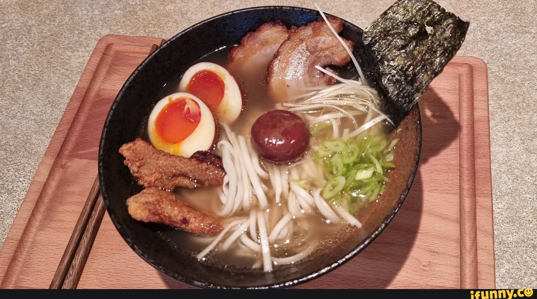 Finished Shio Ramen, Toppings - Chasu Pork Belly, 1 Day Aji Tamago ...