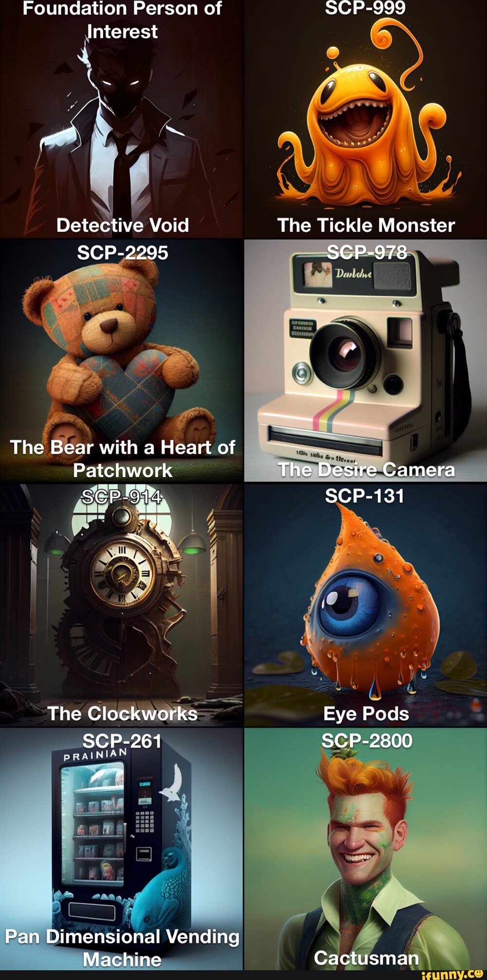 Foundation Person of Interest Detective Void SCP-2295 The Bear with a ...