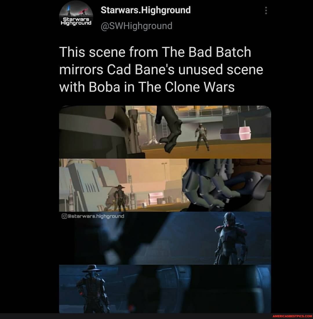 Starwars.Highground @SWHighground This scene from The Bad Batch mirrors ...