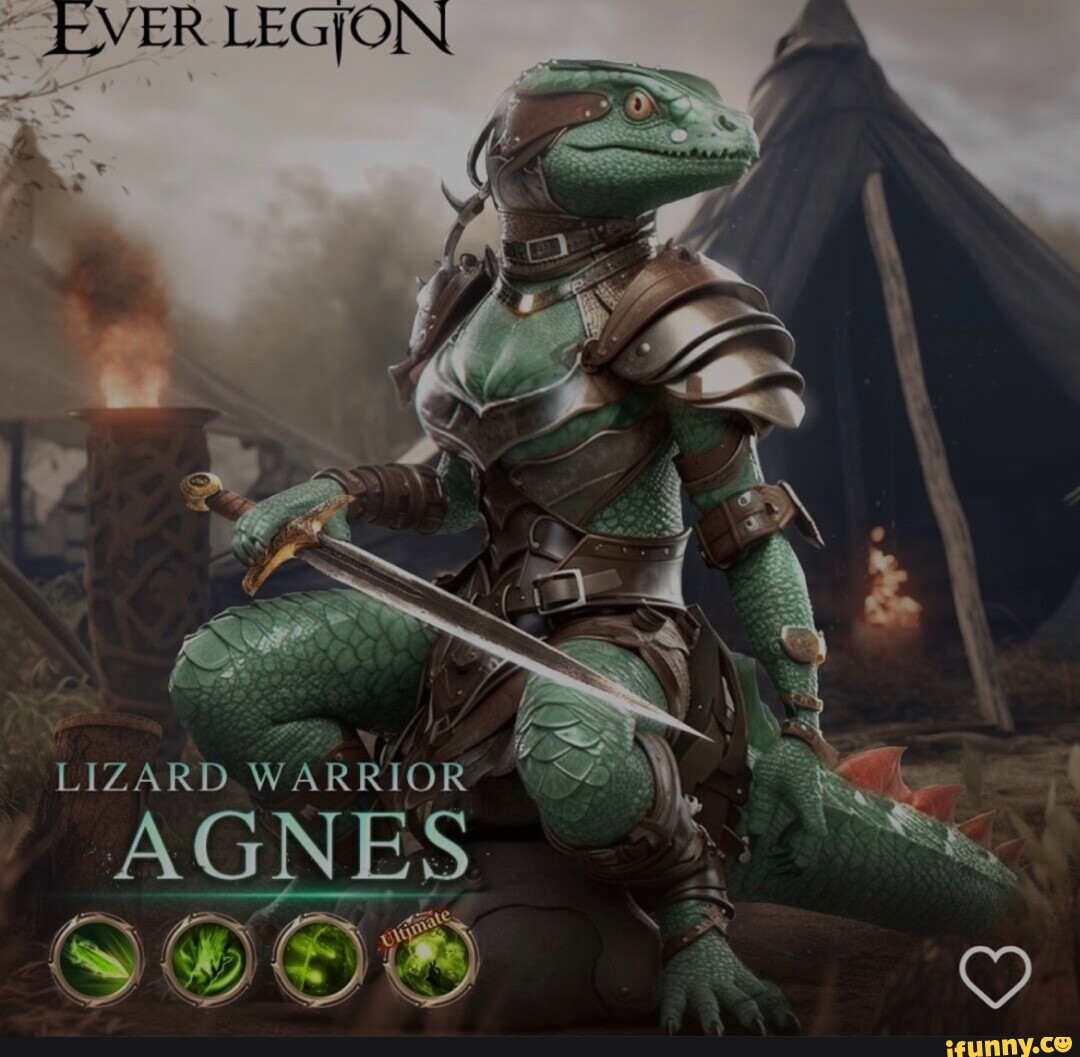 Female Lizard Warrior