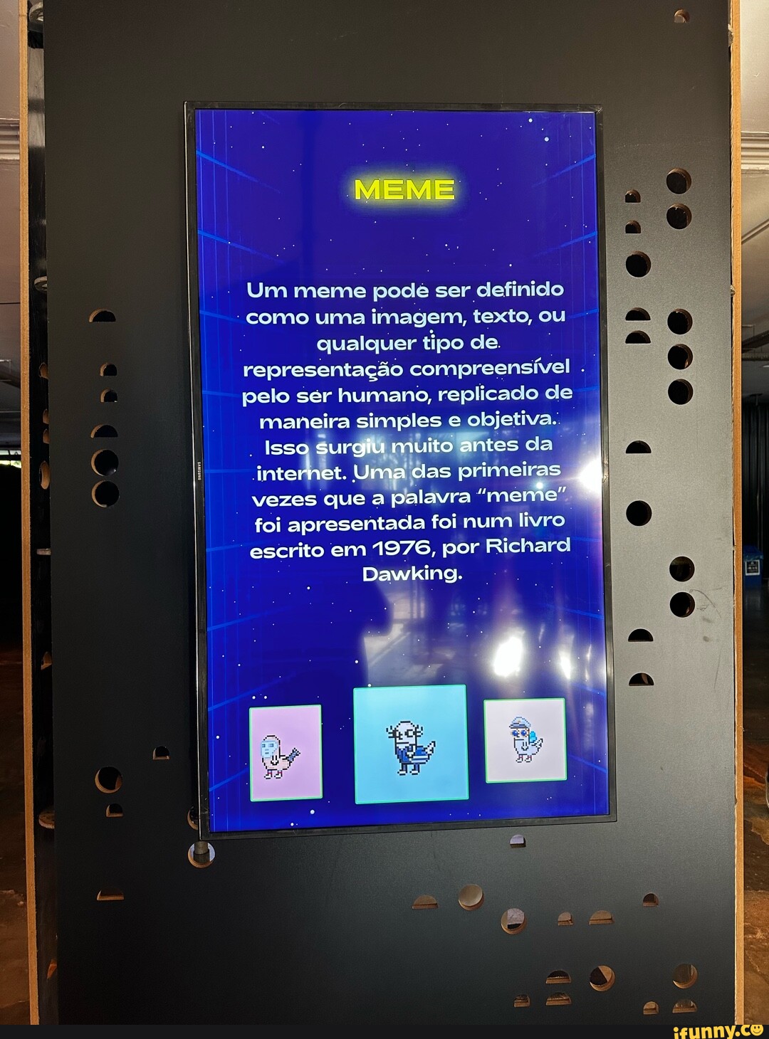 MEME a . Um meme podê ser definido como uma imagem, texto, ou qualquer ...